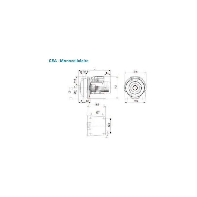 Pompe inox CEAM 70/5 Lowara Hydrolys